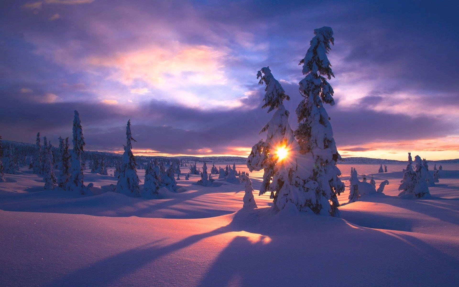 Winter Evening Wallpapers - Top Free Winter Evening Backgrounds ...