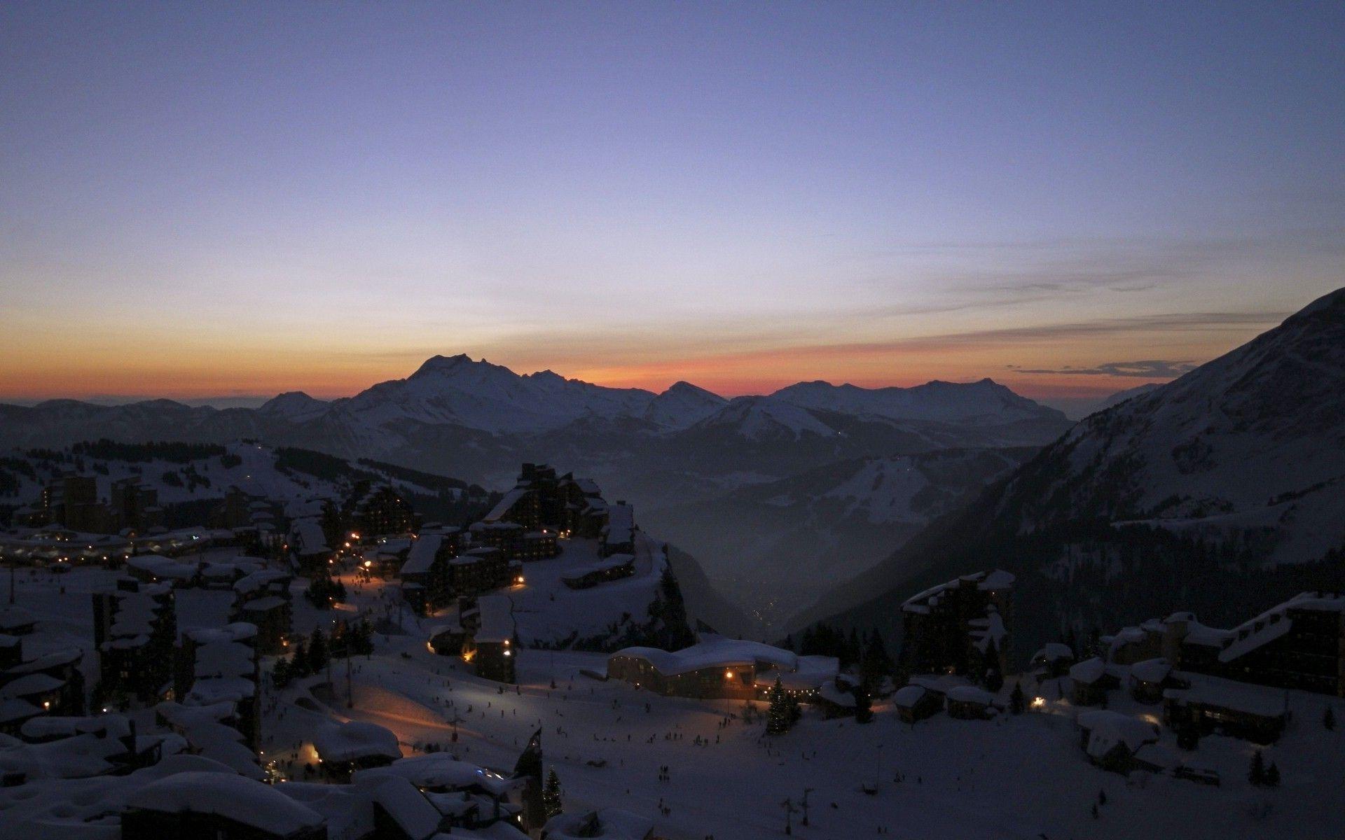 Winter Evening Wallpapers - Top Free Winter Evening Backgrounds ...