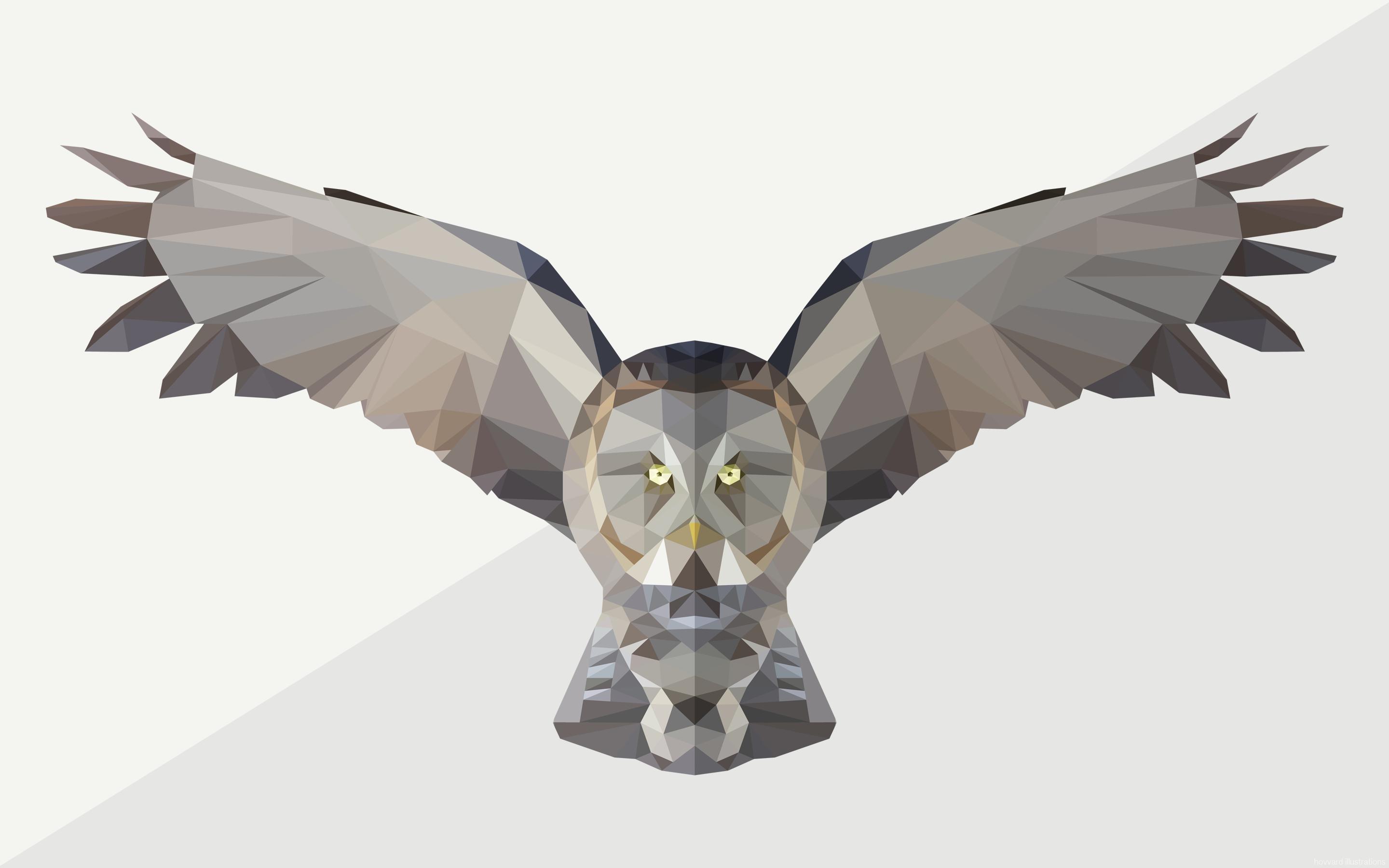 Geometric Owl Wallpapers - Top Free Geometric Owl Backgrounds ...
