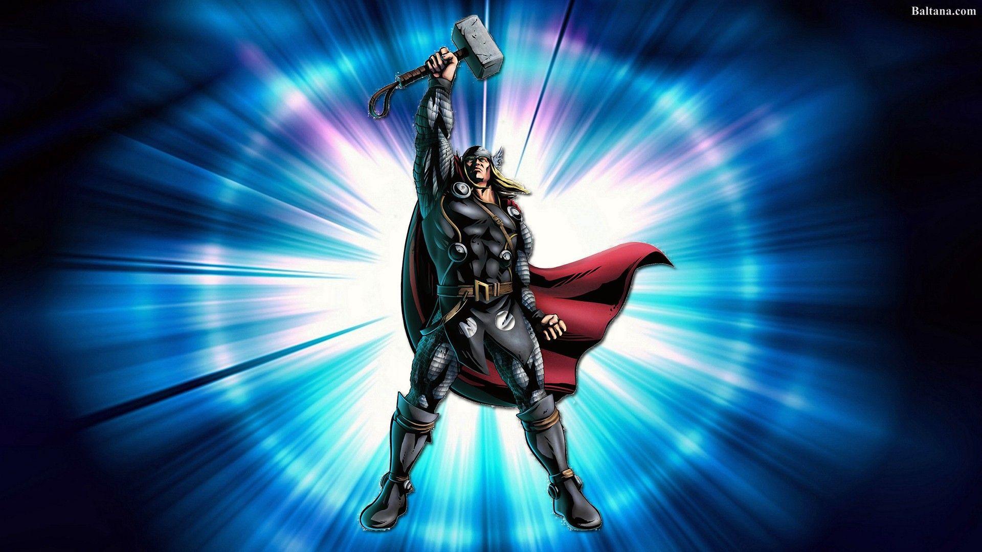 Thor Cartoon Wallpapers - Top Free Thor Cartoon Backgrounds ...