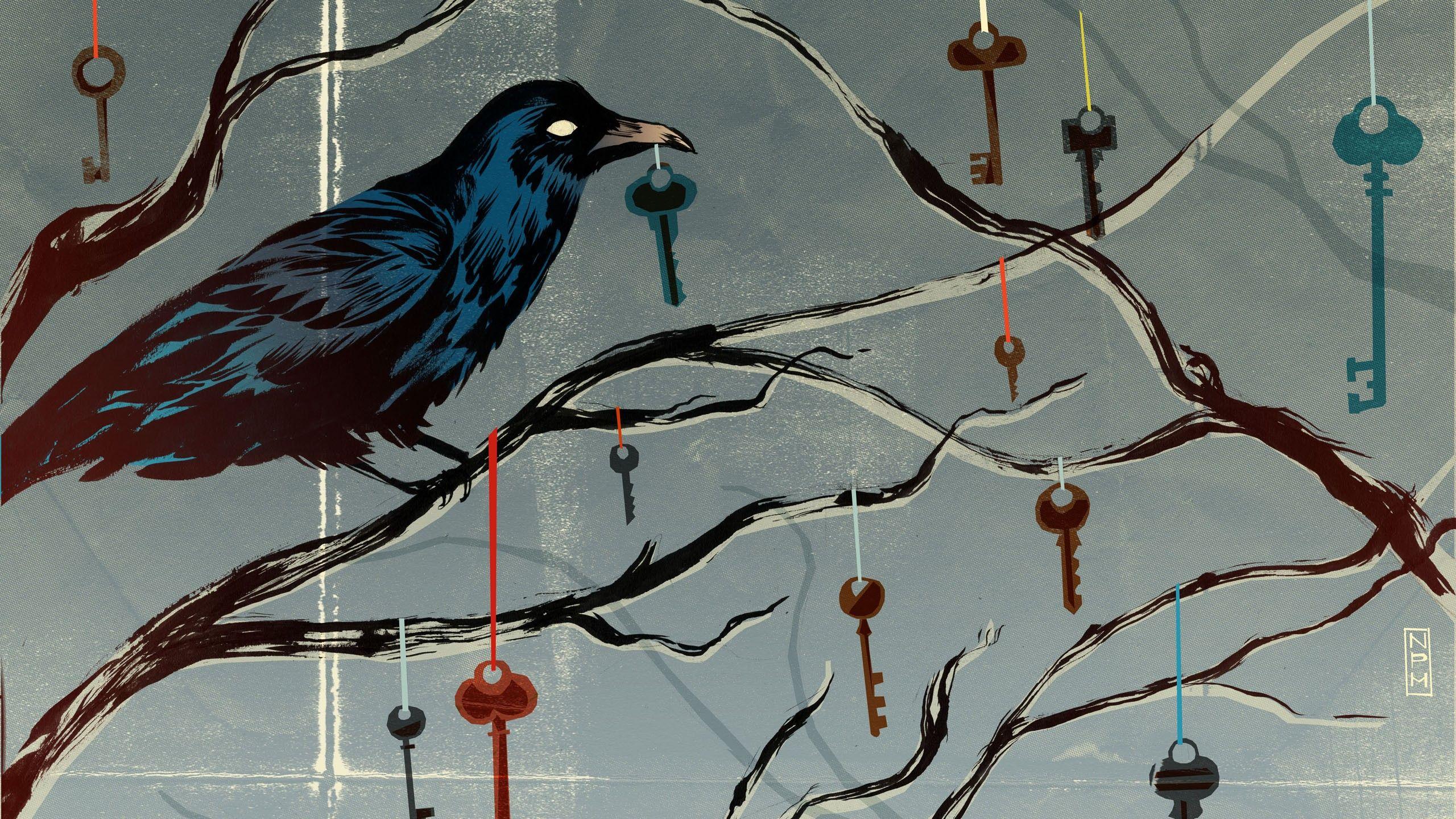 Crow Art Wallpapers - Top Free Crow Art Backgrounds - WallpaperAccess