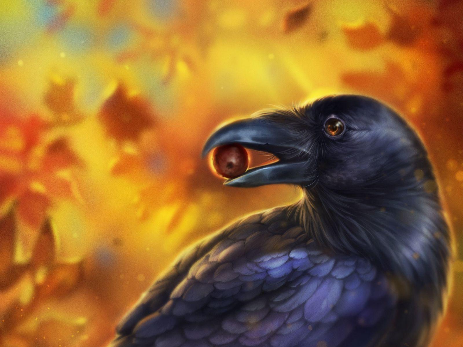Crow Art Wallpapers - Top Free Crow Art Backgrounds - WallpaperAccess
