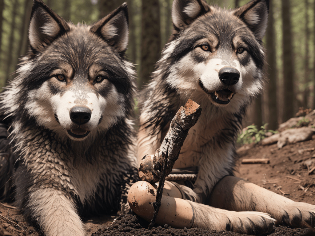 Wolf Couple Wallpapers - Top Free Wolf Couple Backgrounds - WallpaperAccess
