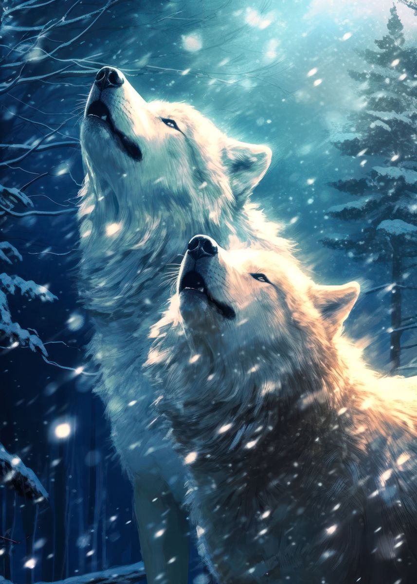 Wolf Couple Wallpapers - Top Free Wolf Couple Backgrounds - WallpaperAccess