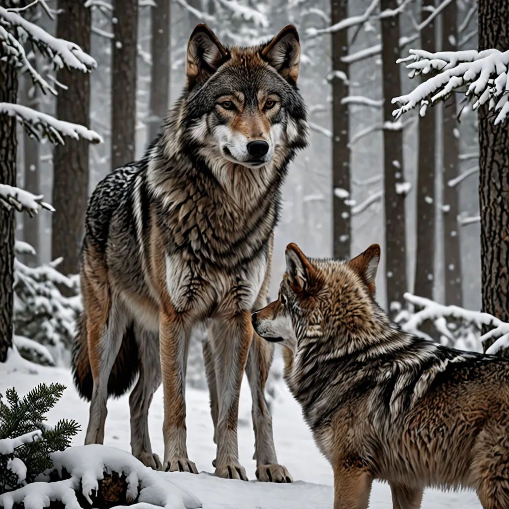 Wolf Couple Wallpapers - Top Free Wolf Couple Backgrounds - WallpaperAccess