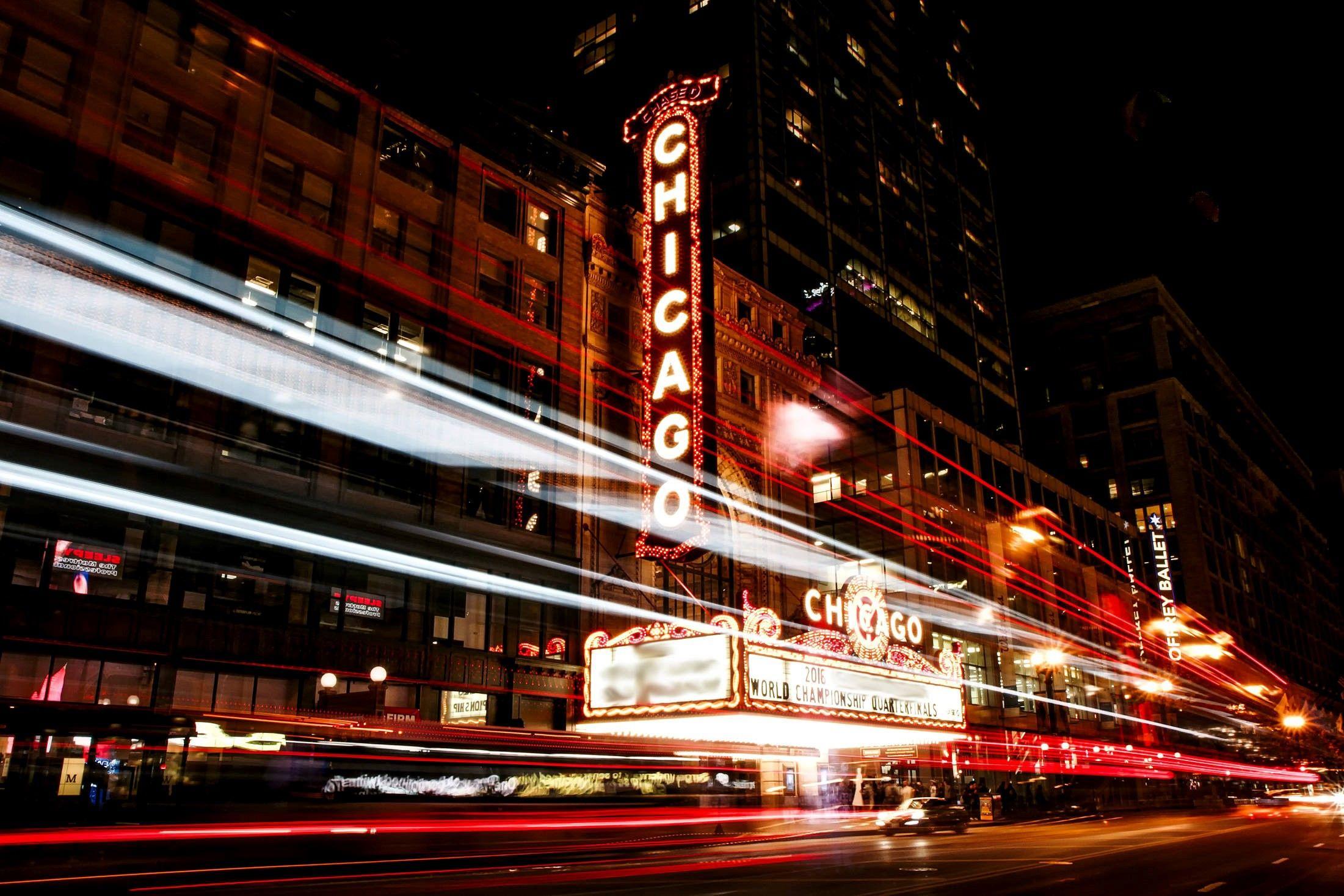 Chicago Night Skyline Wallpapers - Top Free Chicago Night Skyline ...