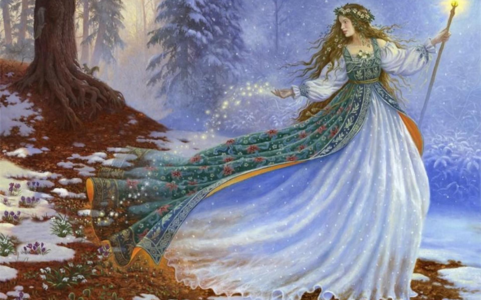 Winter Fairy Wallpapers - Top Free Winter Fairy Backgrounds ...