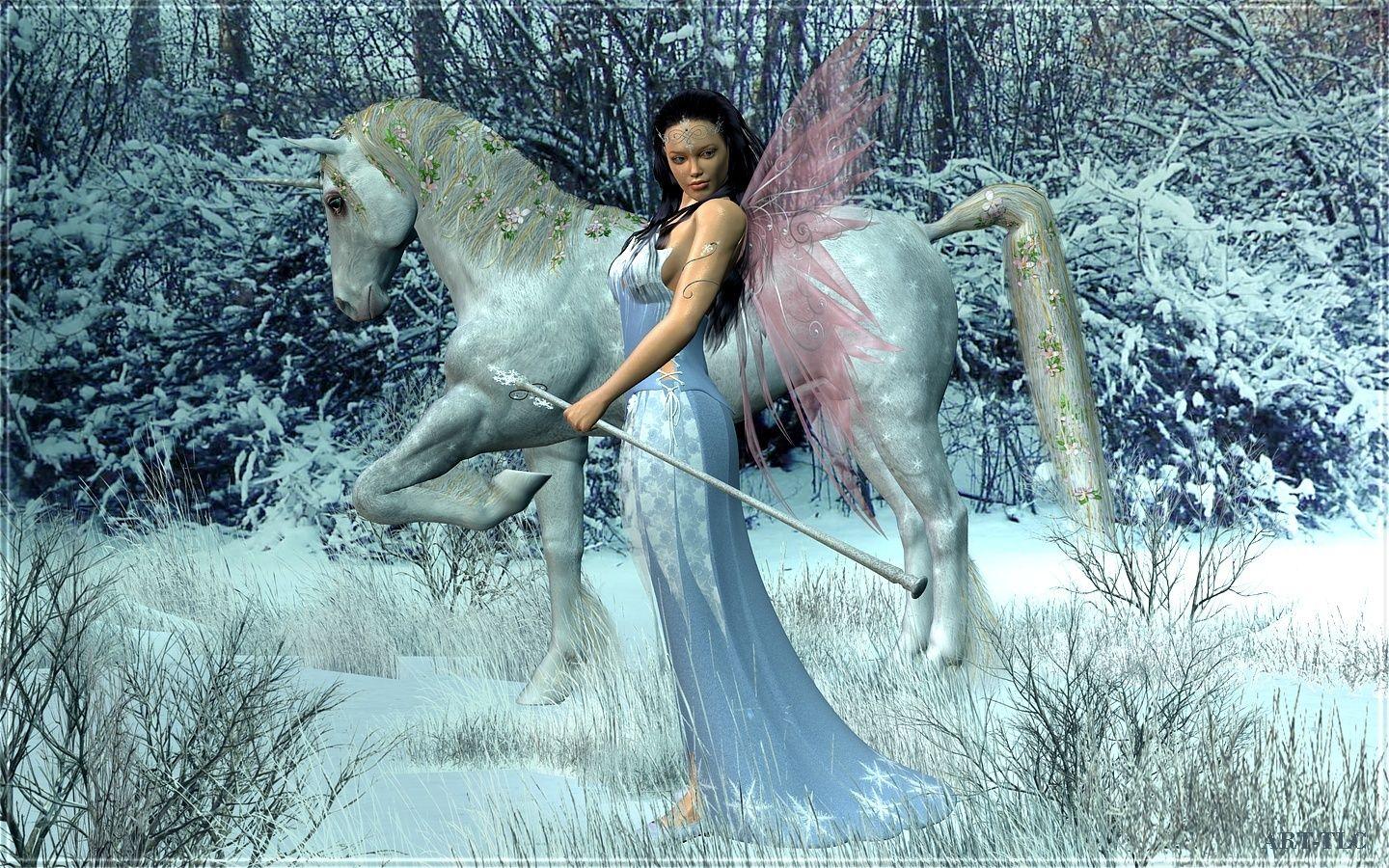 Winter Fairy Wallpapers - Top Free Winter Fairy Backgrounds ...
