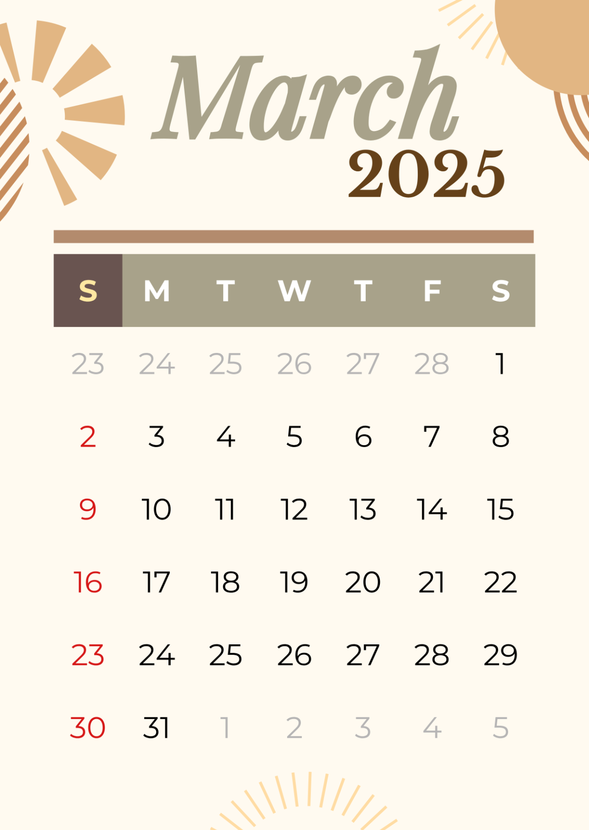 March 2025 Calendar Wallpapers - Top Free March 2025 Calendar ...