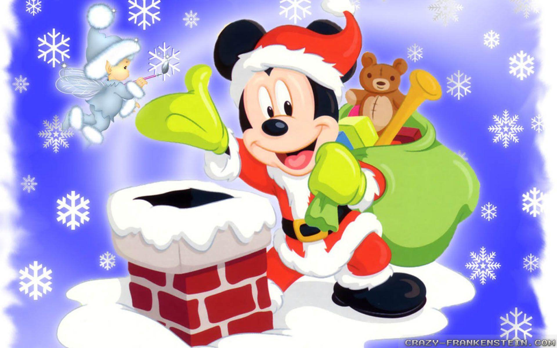 Mickey Christmas Wallpapers - Top Free Mickey Christmas Backgrounds ...