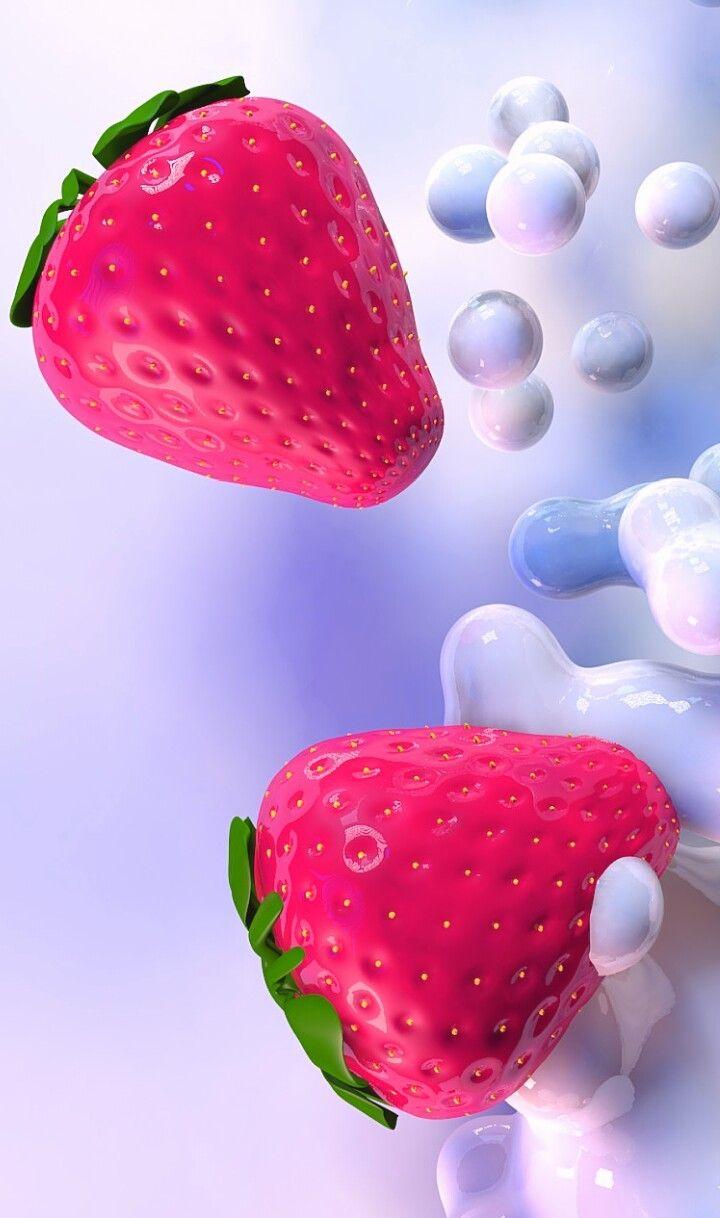 Kawaii Strawberry iPhone Wallpapers - Top Free Kawaii Strawberry iPhone ...