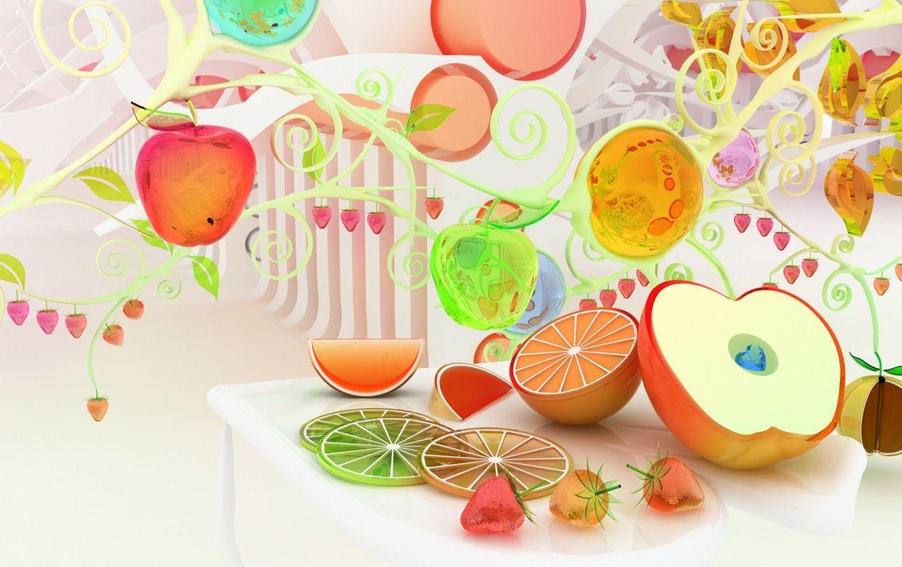 Fruit Art Wallpapers - Top Free Fruit Art Backgrounds - WallpaperAccess