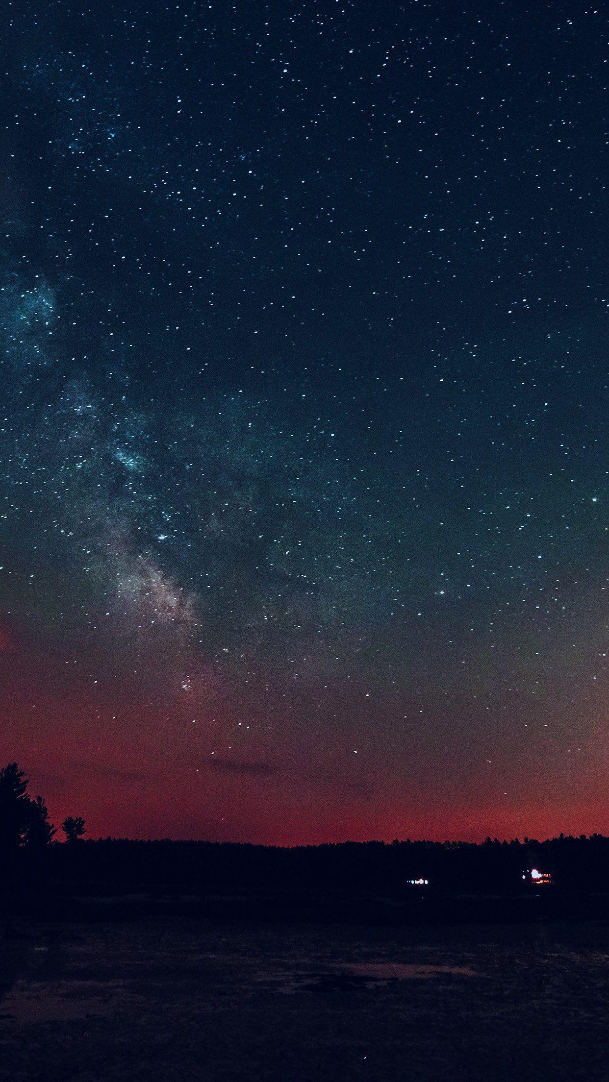 Night Sky IPhone Wallpapers Top Free Night Sky IPhone Backgrounds WallpaperAccess