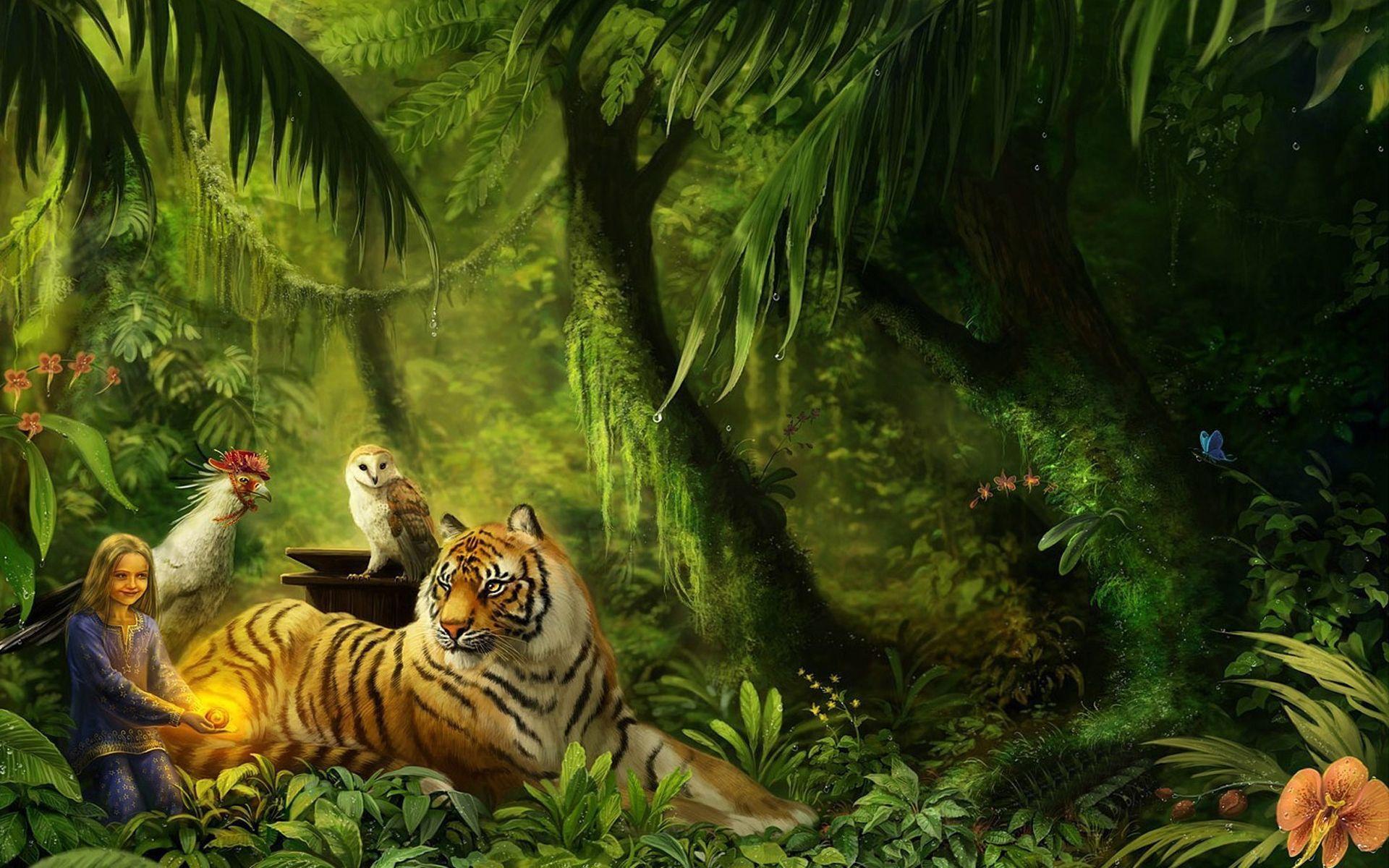 Cartoon Jungle Wallpapers - Top Free Cartoon Jungle Backgrounds ...