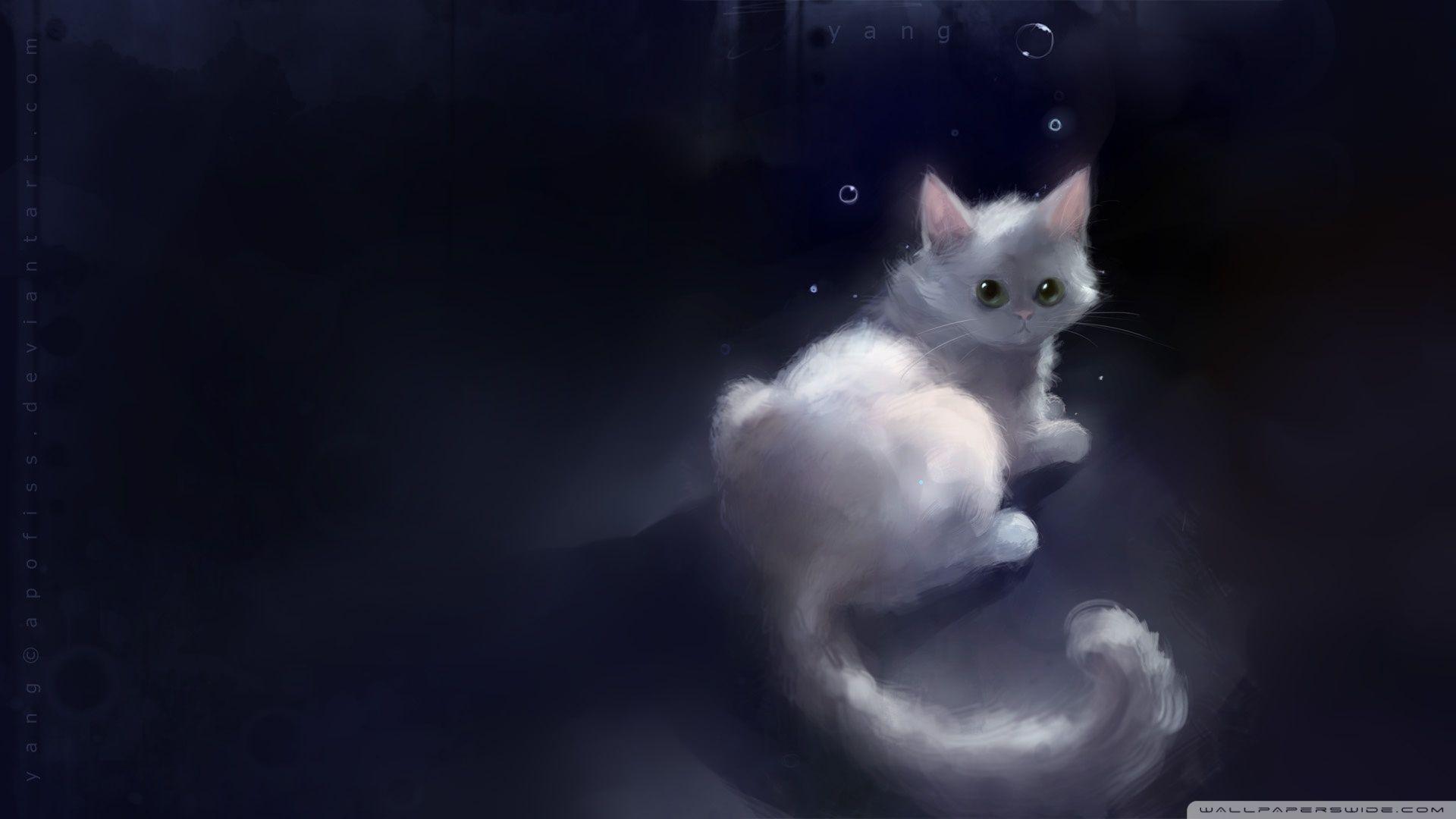 Anime Cat Desktop Wallpapers - Top Free Anime Cat Desktop Backgrounds ...