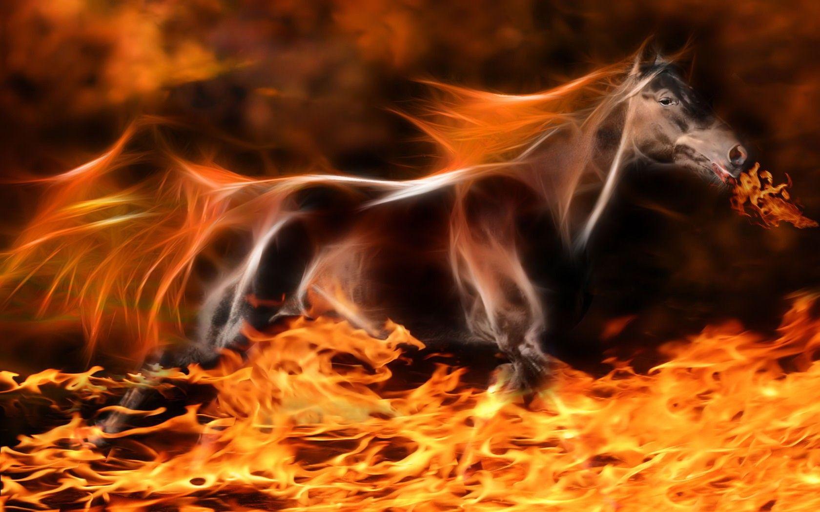Fire Horse Wallpapers - Top Free Fire Horse Backgrounds - WallpaperAccess