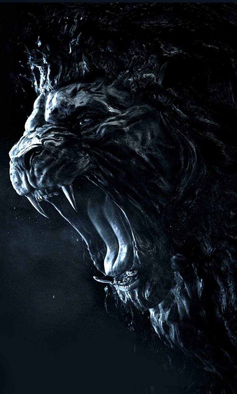 Dark Lion Wallpapers - Top Free Dark Lion Backgrounds - WallpaperAccess