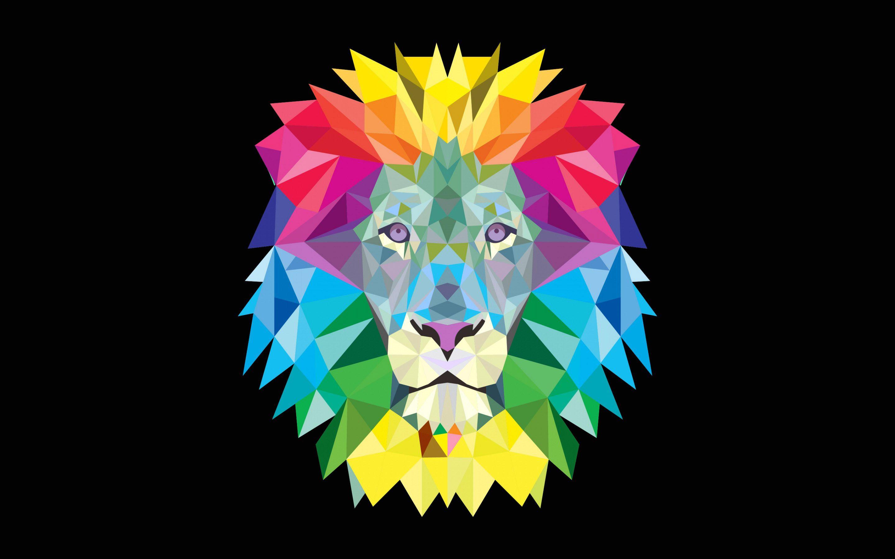 Neon Lion Wallpapers - Top Free Neon Lion Backgrounds - WallpaperAccess