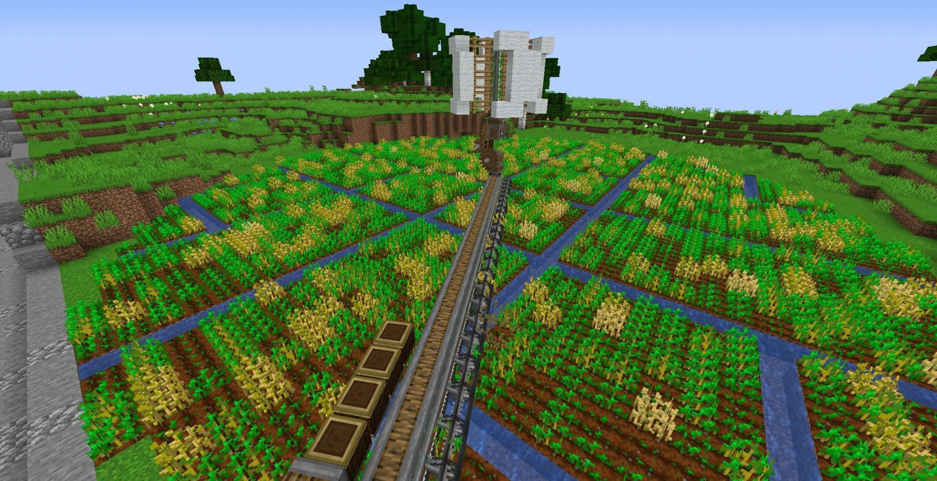 Minecraft Farm Wallpapers - Top Free Minecraft Farm Backgrounds ...