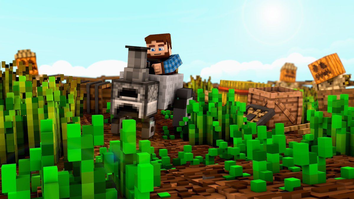 Minecraft Farm Wallpapers - Top Free Minecraft Farm Backgrounds ...