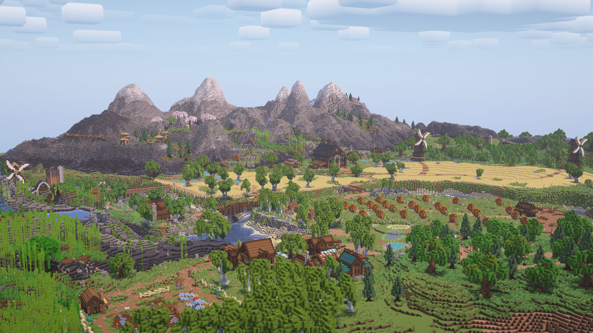 Minecraft Farm Wallpapers - Top Free Minecraft Farm Backgrounds ...