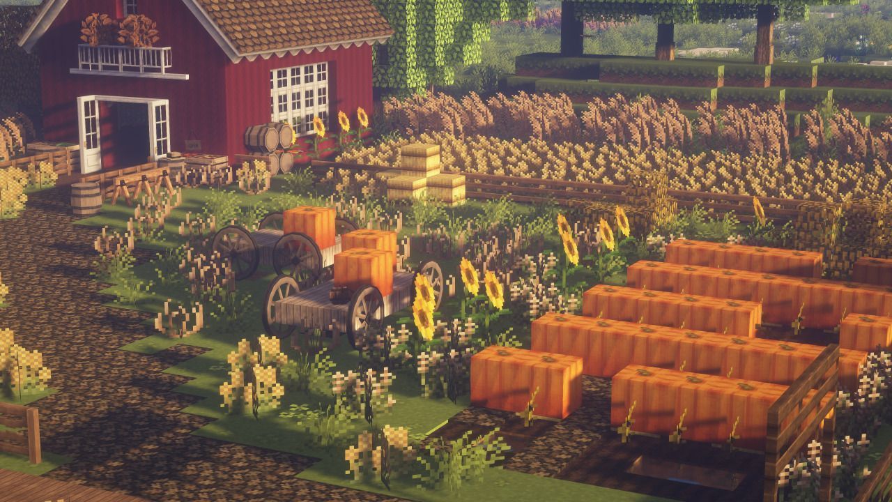Minecraft Farm Wallpapers - Top Free Minecraft Farm Backgrounds ...