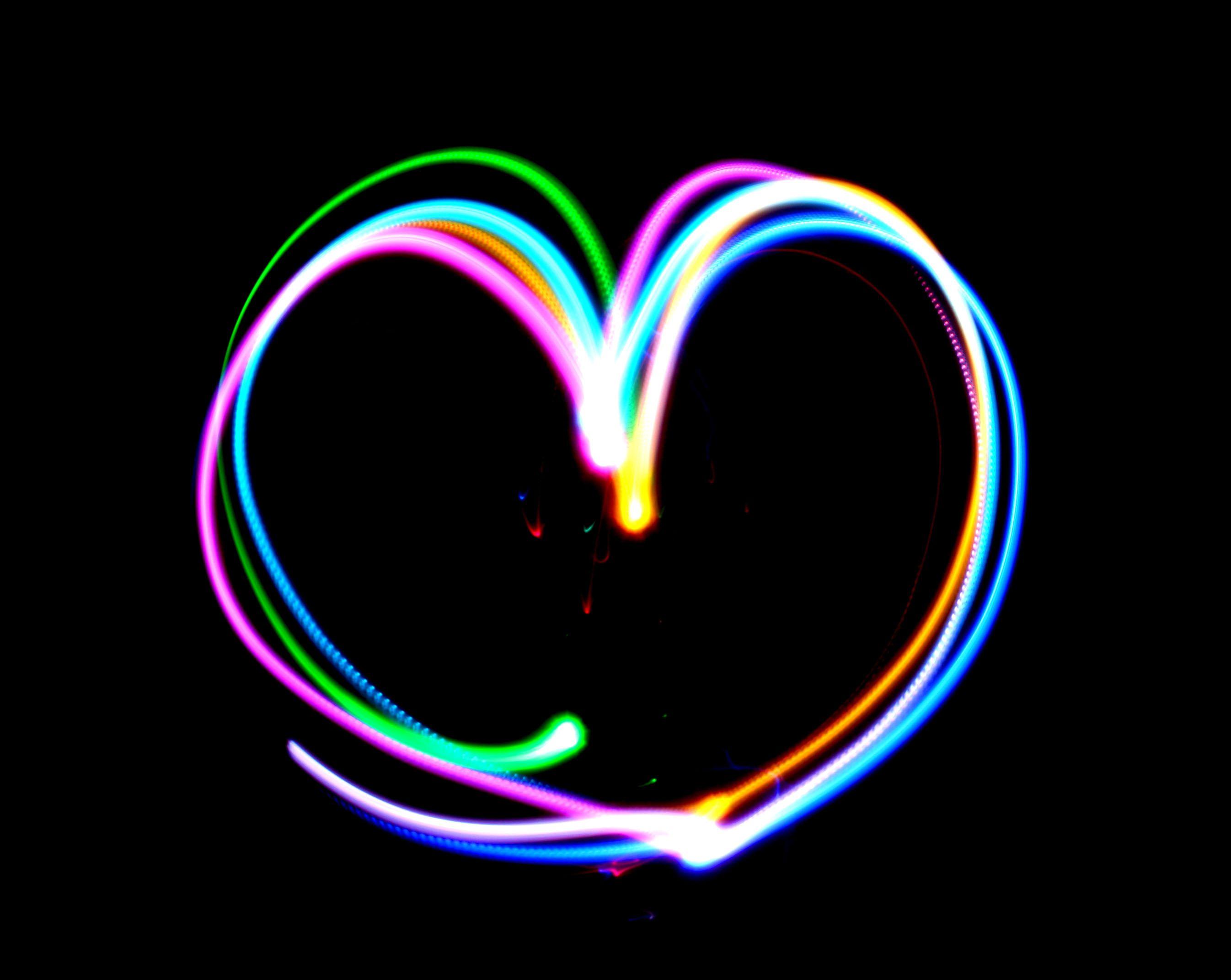 Heart Desktop Neon Wallpapers - Top Free Heart Desktop Neon Backgrounds ...