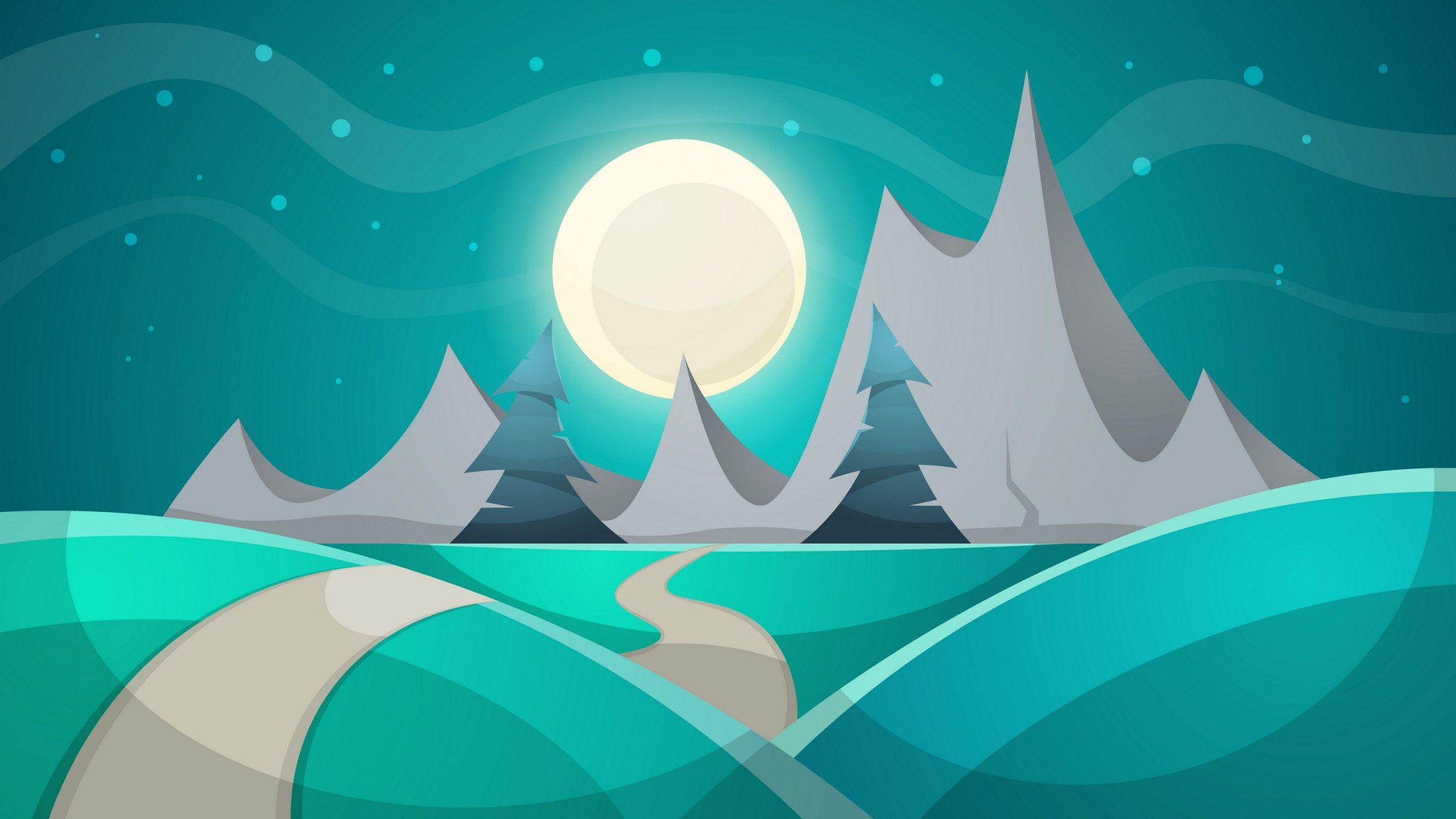 Night Illustration HD Wallpapers - Top Free Night Illustration HD ...