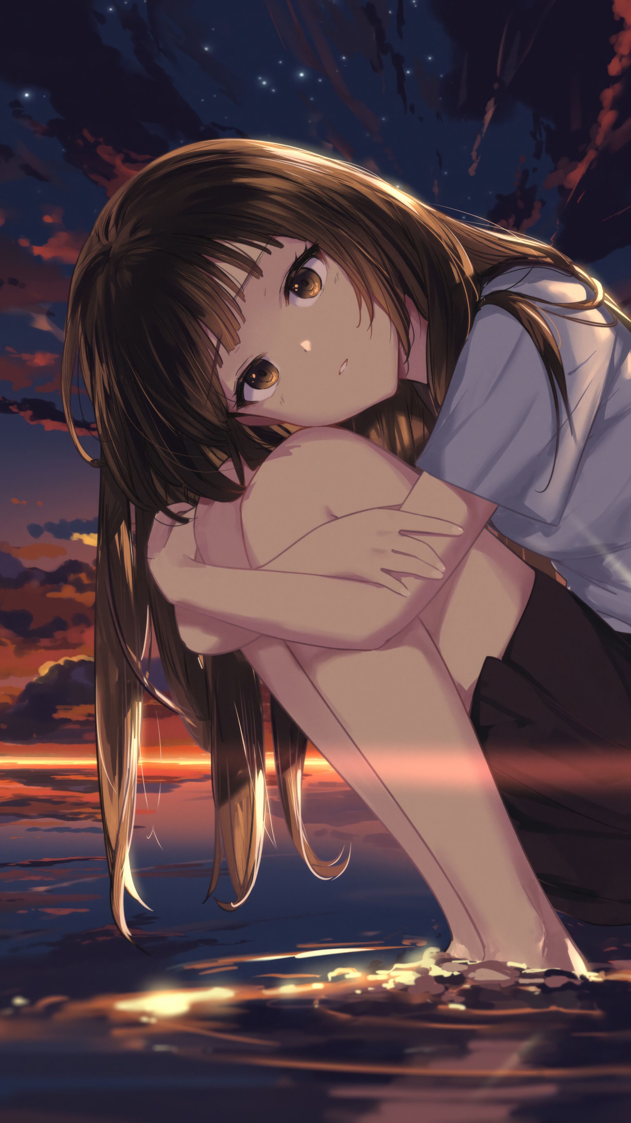 Brown Hair Anime Girl Wallpapers Top Free Brown Hair Anime Girl