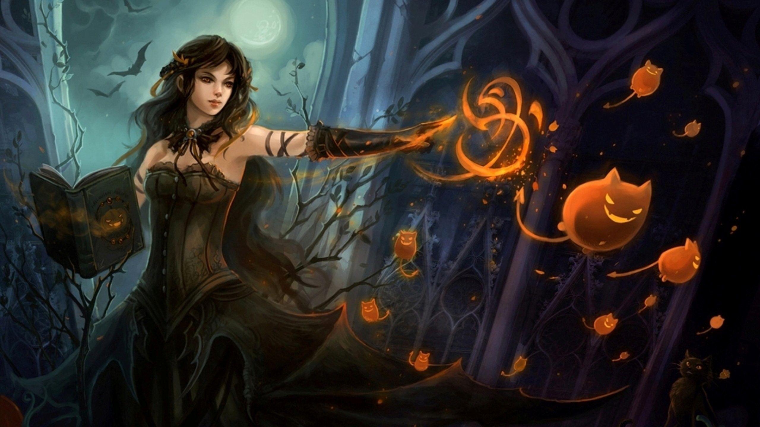 Dark Witch Wallpapers - Top Free Dark Witch Backgrounds - WallpaperAccess