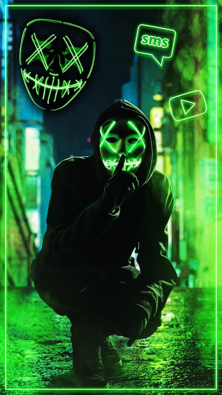 Neon Mask Wallpapers - Top Free Neon Mask Backgrounds - WallpaperAccess