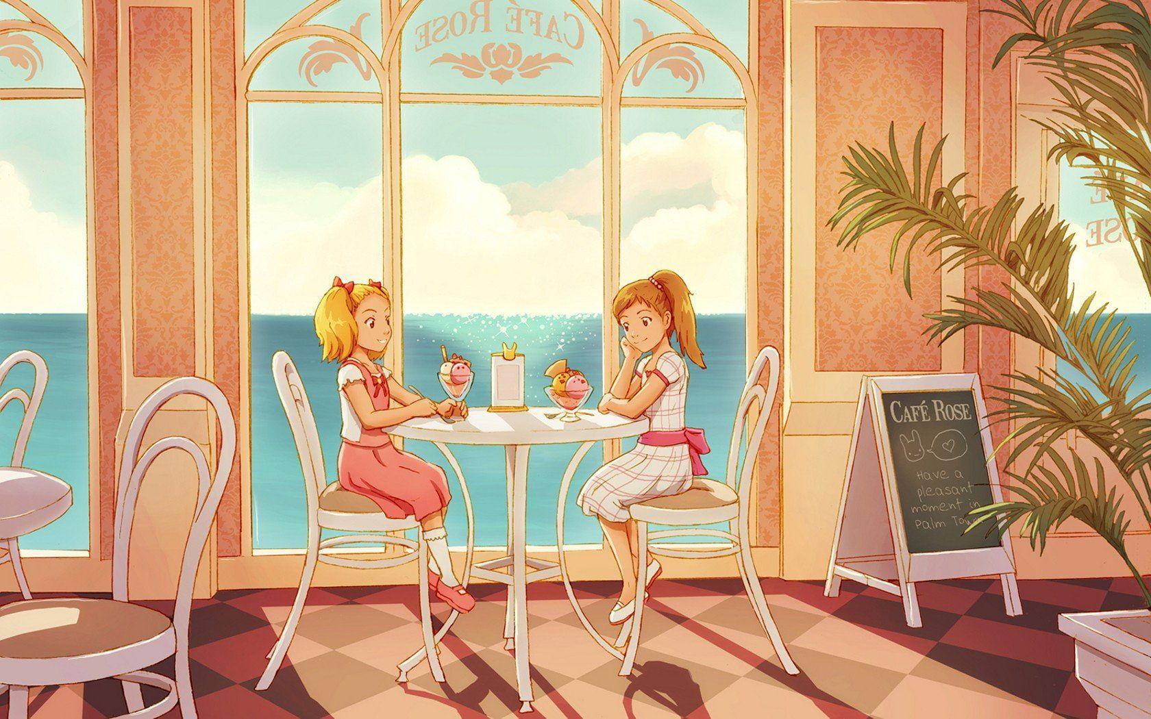 Cafe Anime Wallpapers - Top Free Cafe Anime Backgrounds - WallpaperAccess