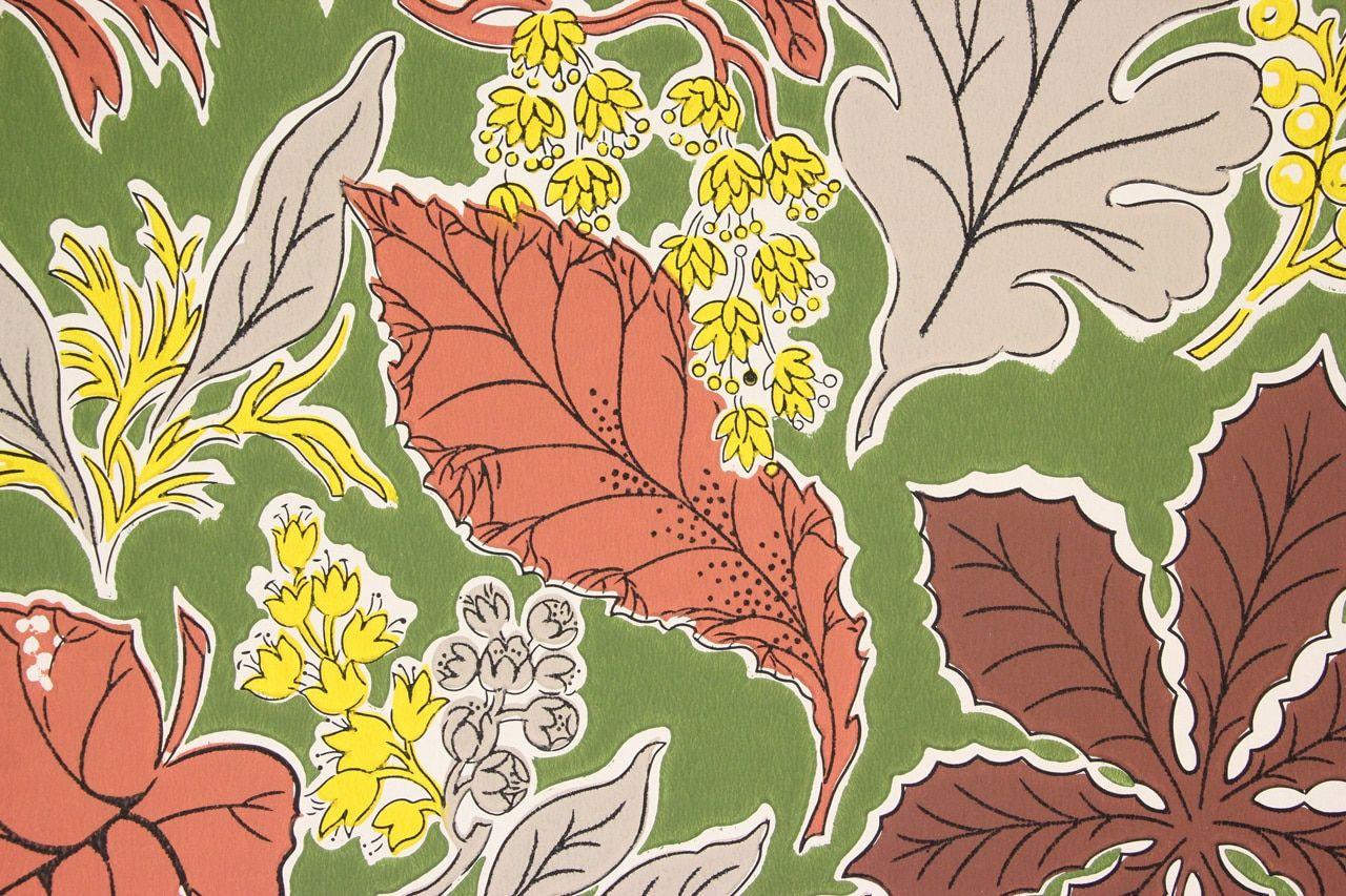 Vintage Leaves Wallpapers - Top Free Vintage Leaves Backgrounds ...