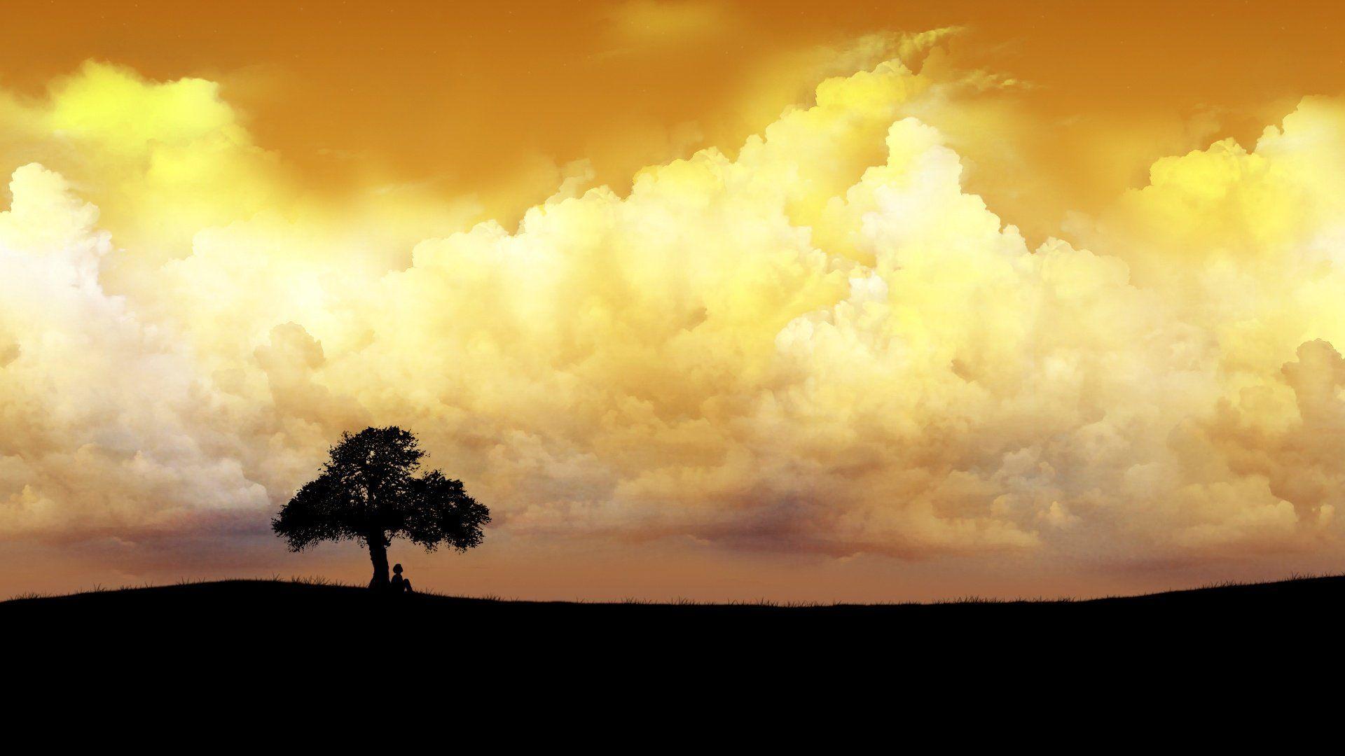 Tree Alone Wallpapers - Top Free Tree Alone Backgrounds - WallpaperAccess