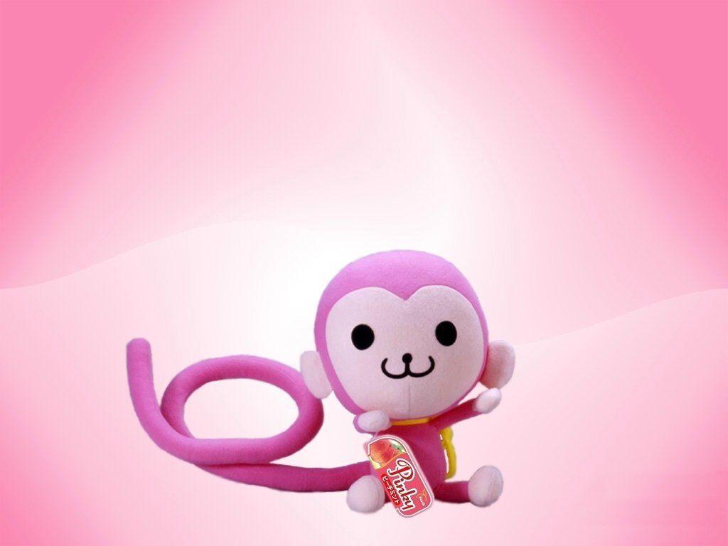 Pink Monkey Drawing