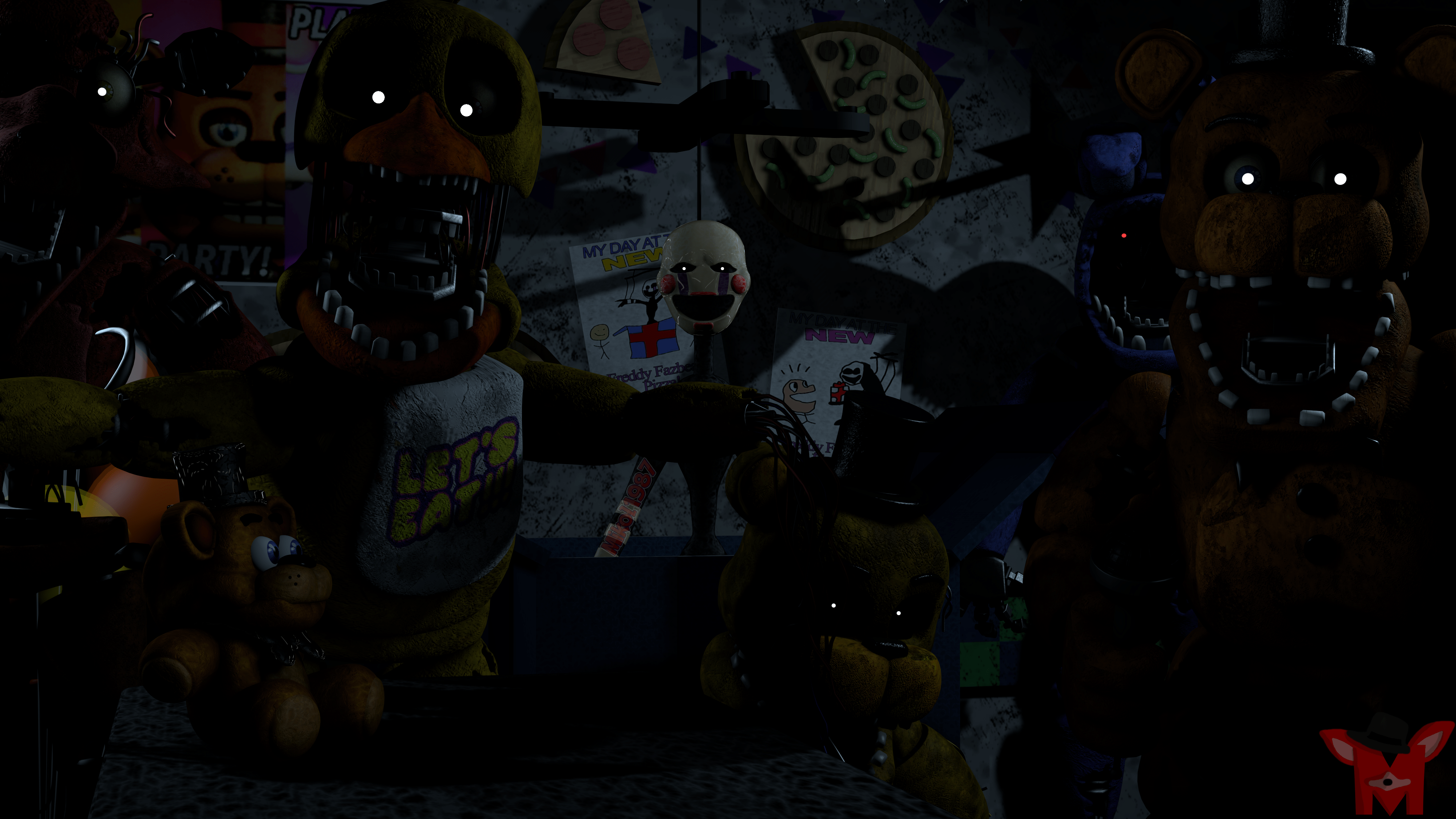 Withered Freddy Wallpapers - Top Free Withered Freddy Backgrounds ...