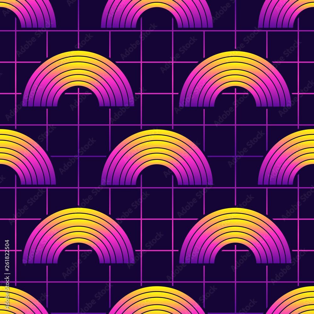 Neon Grid Wallpapers - Top Free Neon Grid Backgrounds - WallpaperAccess