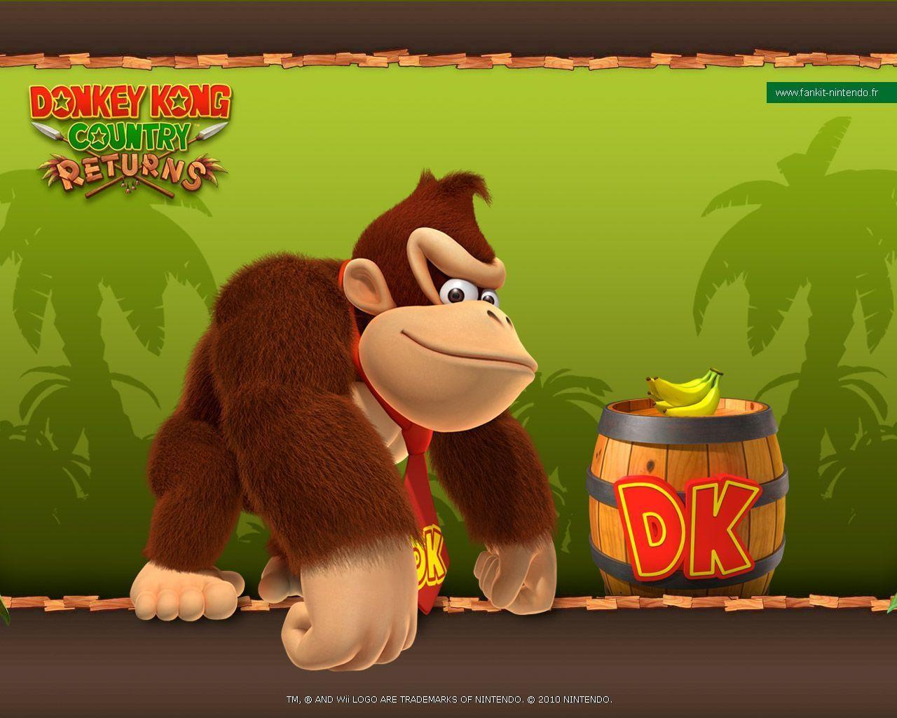 Donkey Kong Wallpapers - Top Free Donkey Kong Backgrounds - WallpaperAccess