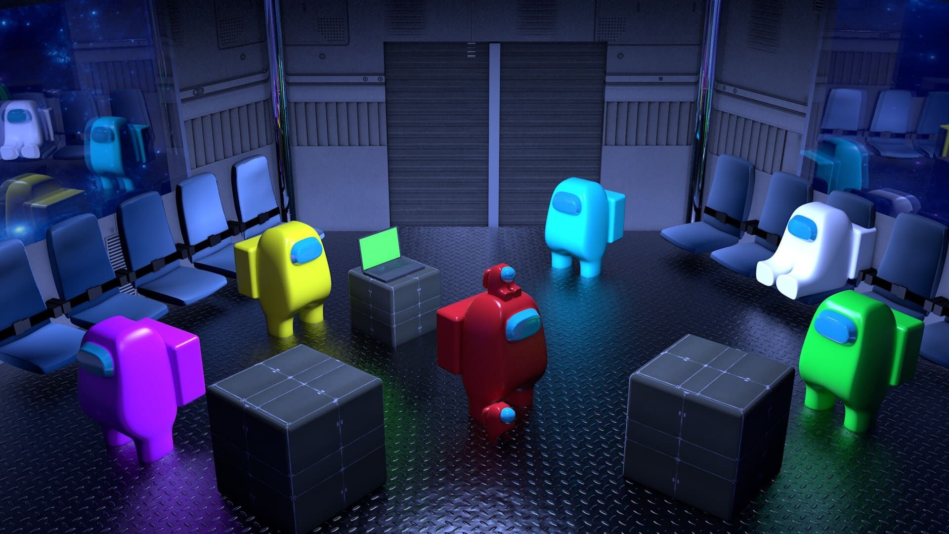 Among US 3D Wallpapers - Top Free Among US 3D Backgrounds - WallpaperAccess