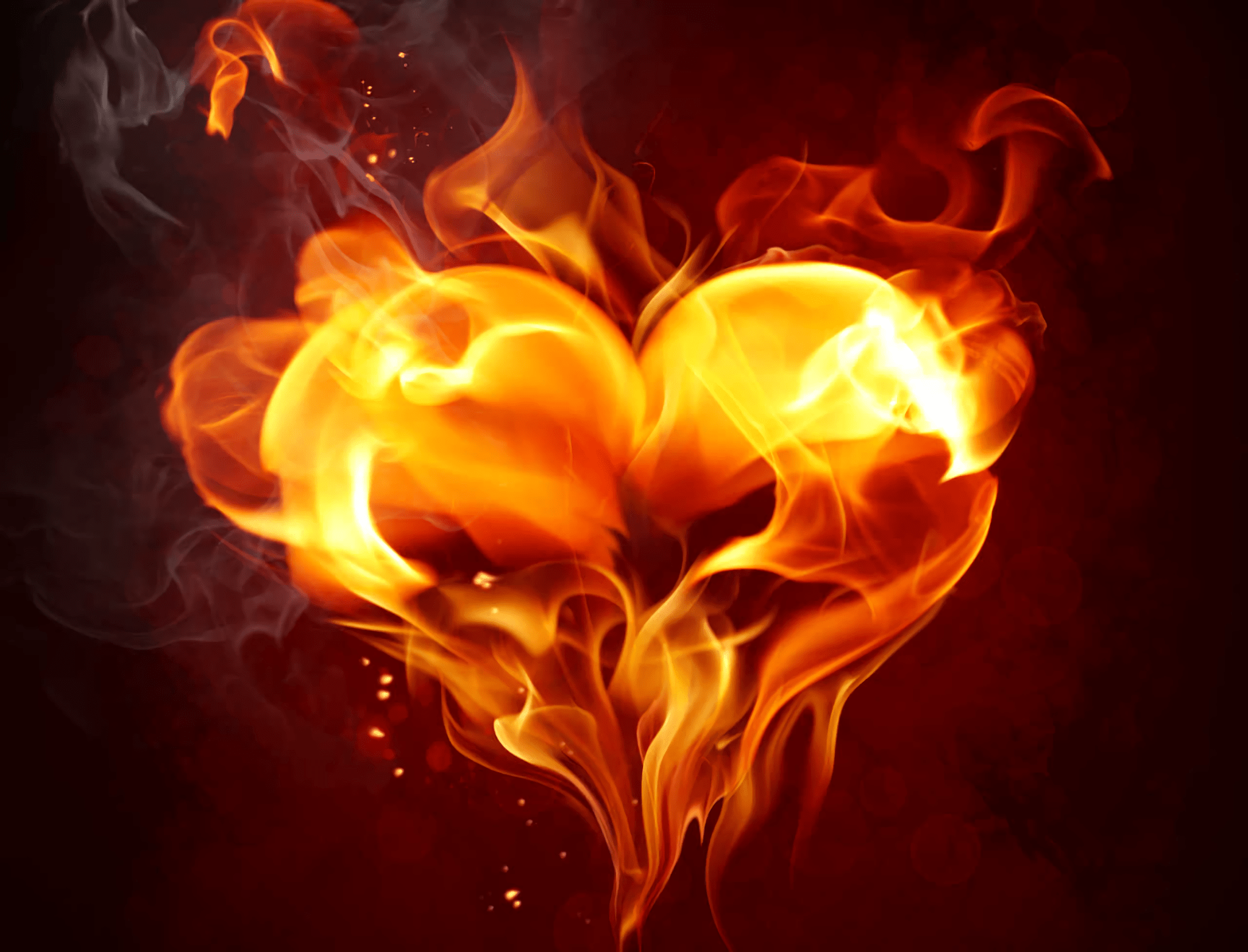 Fire Heart Wallpapers - Top Free Fire Heart Backgrounds - WallpaperAccess