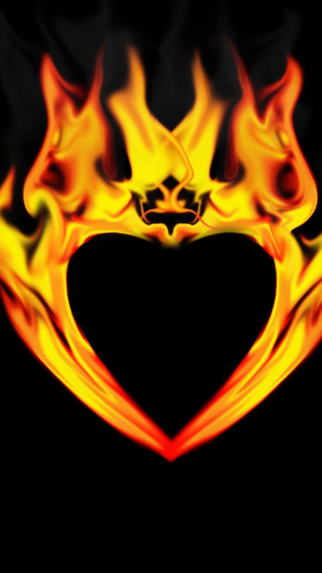 Fire Heart Wallpapers - Top Free Fire Heart Backgrounds - WallpaperAccess