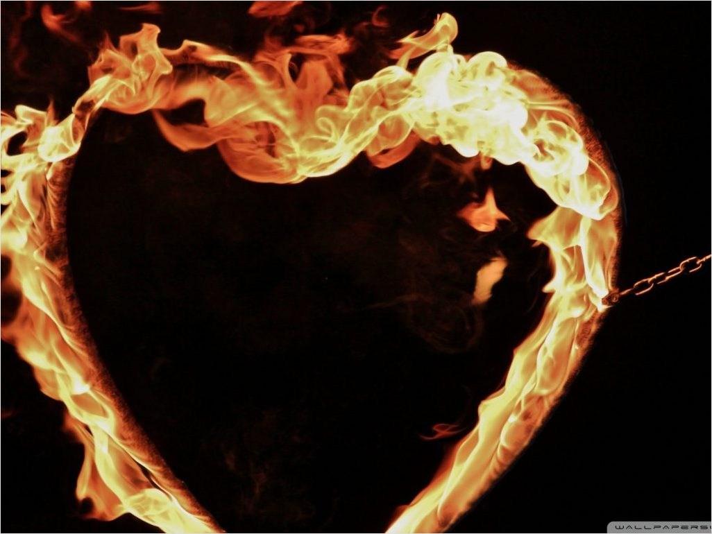 Fire Heart Wallpapers - Top Free Fire Heart Backgrounds - WallpaperAccess