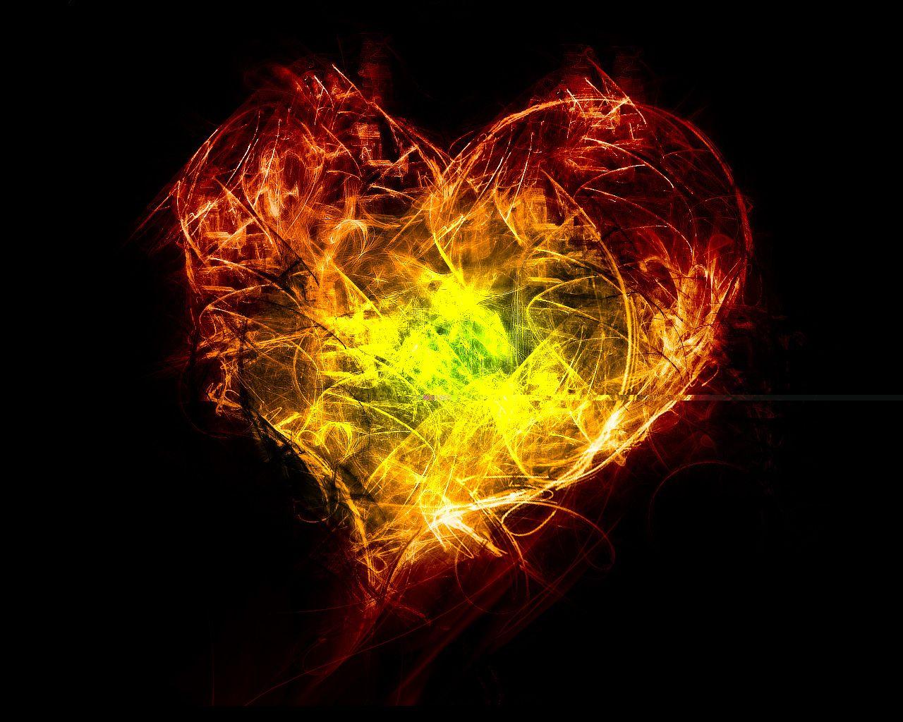 Fire Heart Wallpapers - Top Free Fire Heart Backgrounds - WallpaperAccess