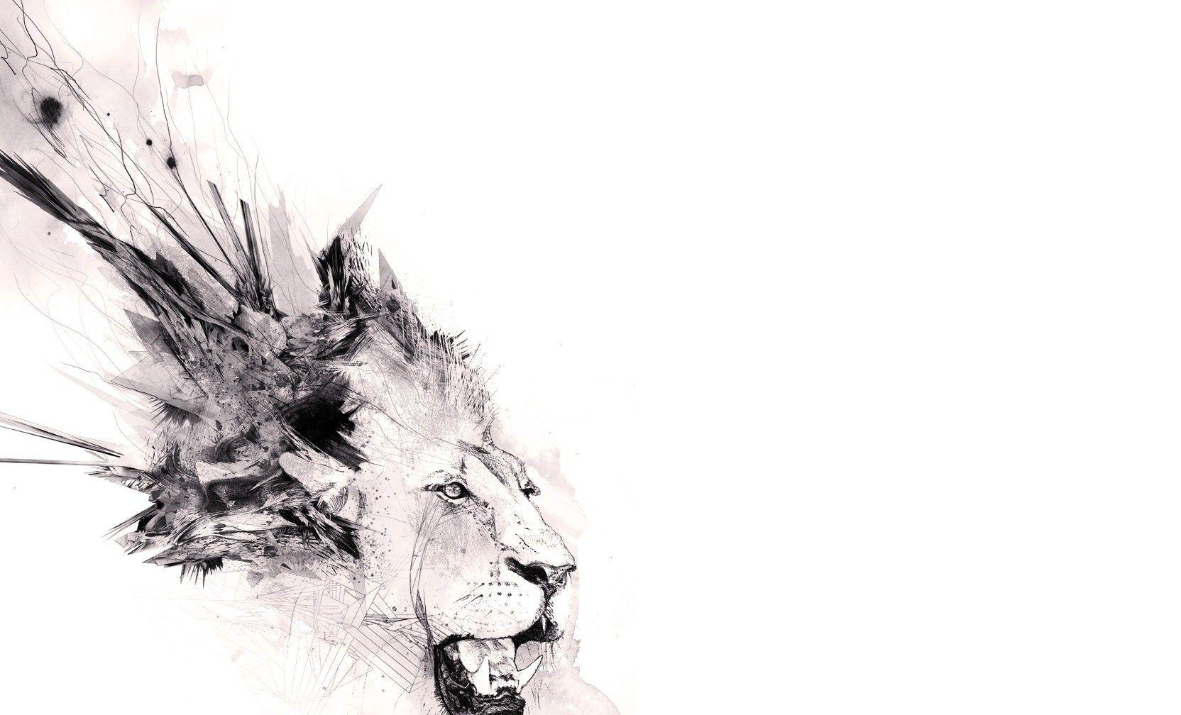 Abstract Lion Art Desktop Wallpapers - Top Free Abstract Lion Art ...