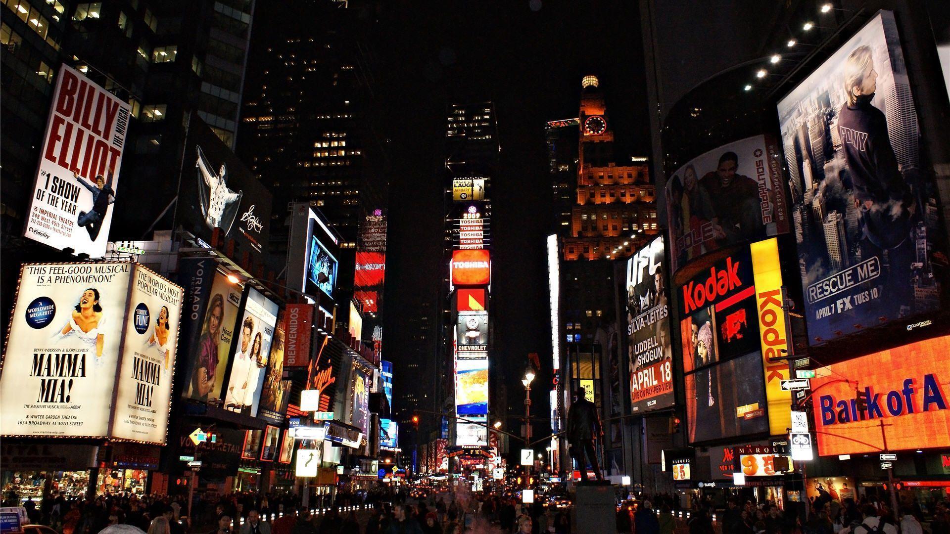 1920X1080 Times Square Wallpapers - Top Free 1920X1080 Times Square ...