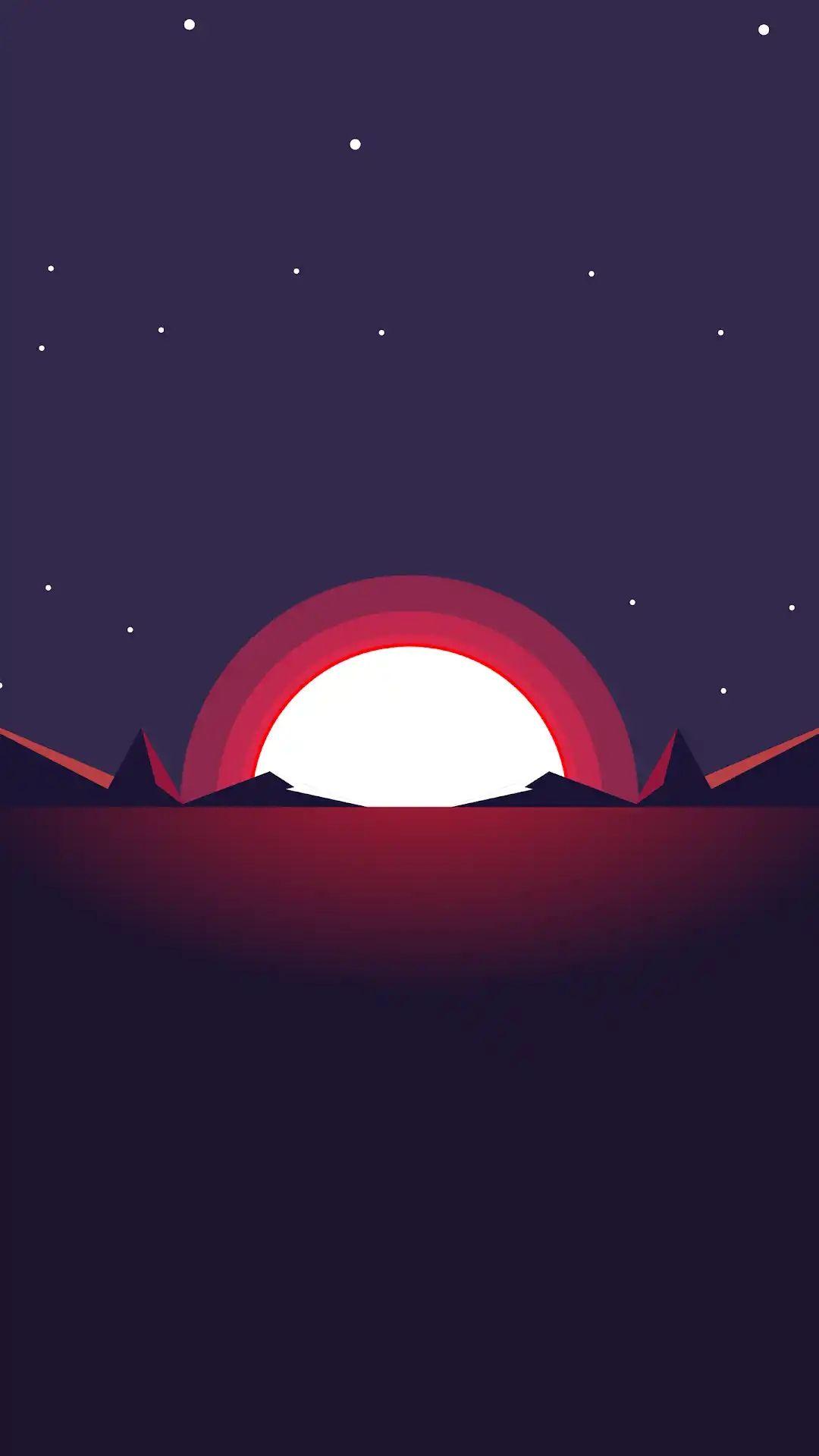 Minimal Sunset Wallpapers - Top Free Minimal Sunset Backgrounds ...