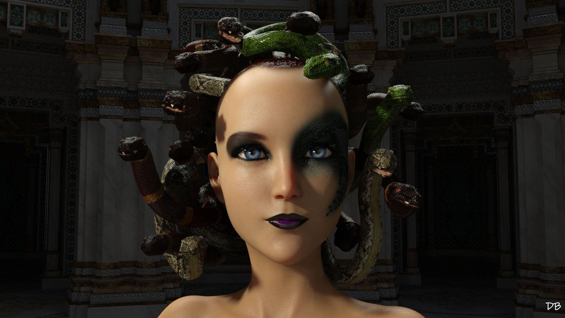 Medusa 3D Wallpapers - Top Free Medusa 3D Backgrounds - WallpaperAccess