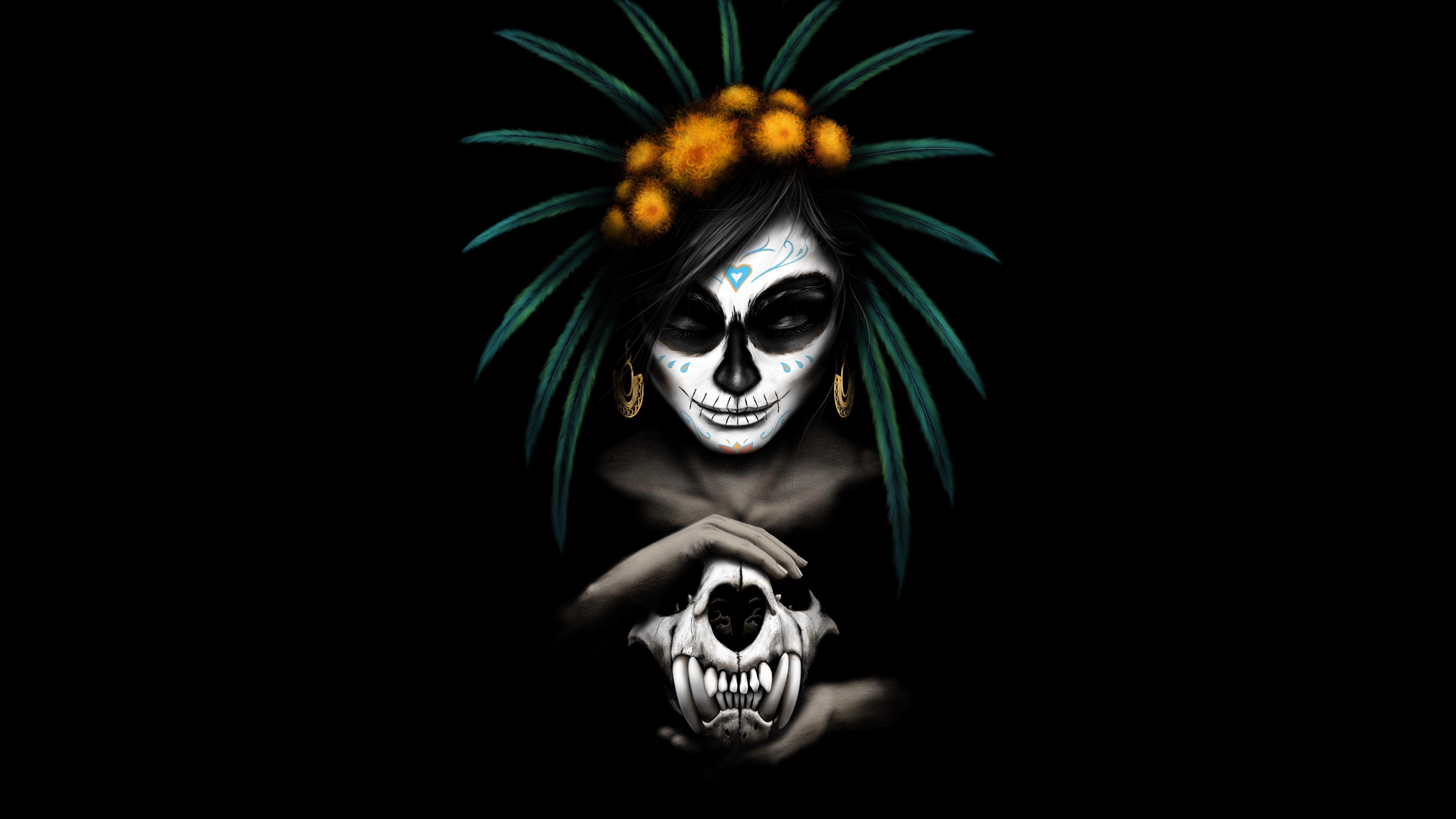 Colorful Skull Wallpapers - Top Free Colorful Skull Backgrounds ...
