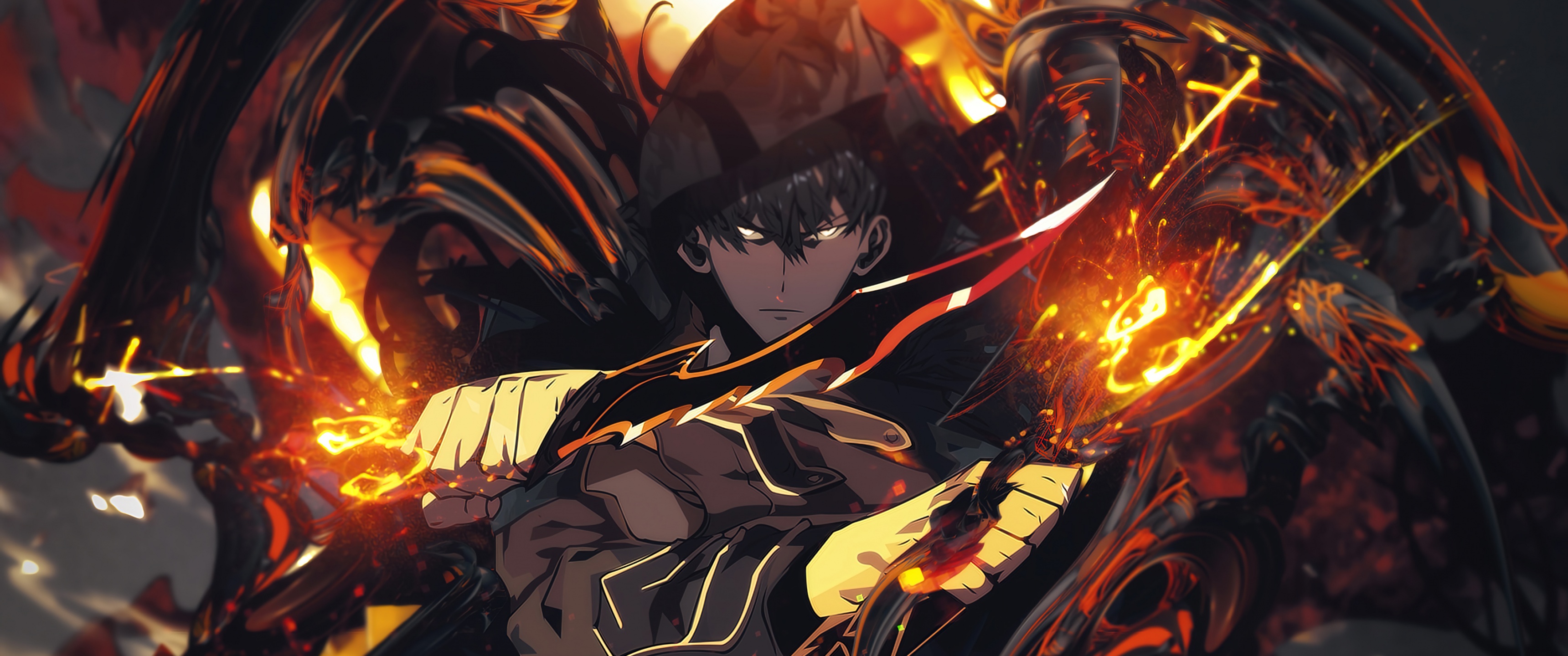 Solo Leveling Dual Monitor Wallpapers - Top Free Solo Leveling Dual ...