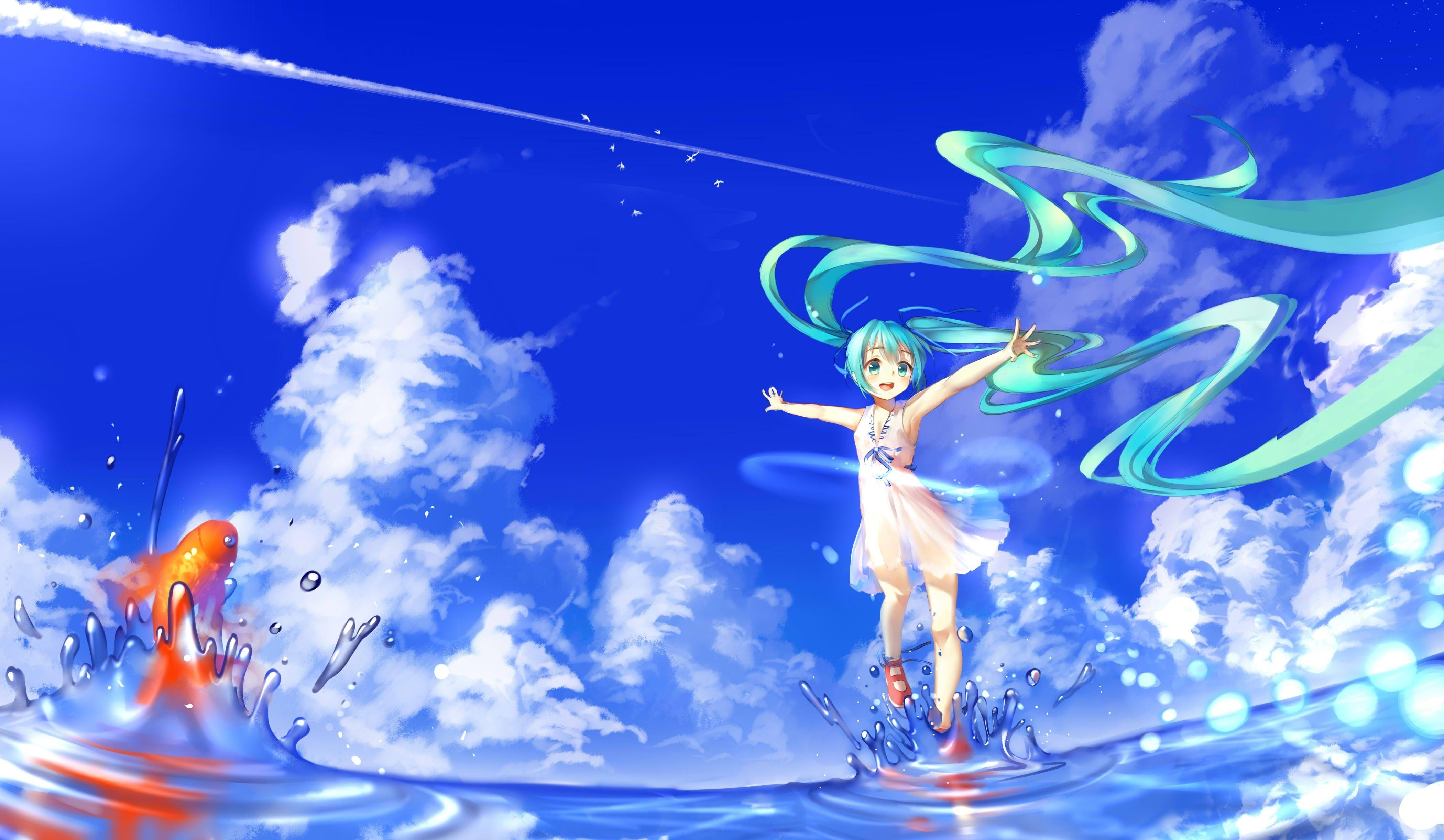 Anime Water Wallpapers - Top Free Anime Water Backgrounds - WallpaperAccess